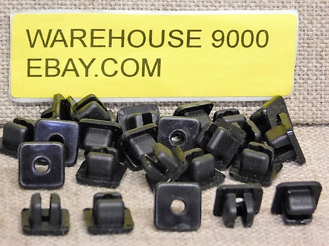 Clipsandfasteners Inc 25 Toyota Nylon Nuts #10 Screw Size 90189-06018 ...