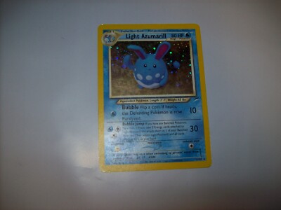 Light Azumarill 13/105 Heavily Played Neo Destiny Rare Holo Pokemon ...