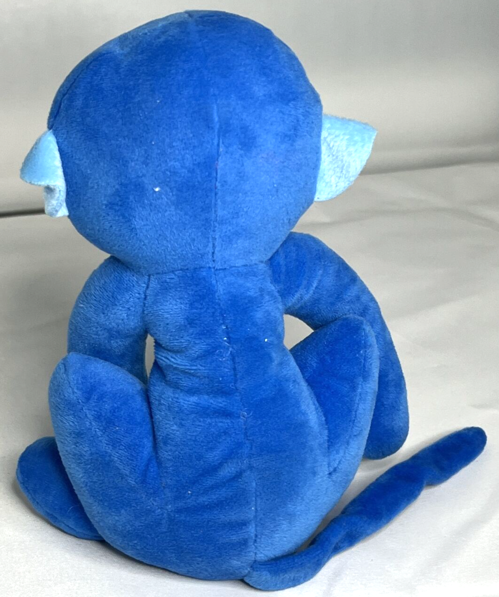 2017 Ideal Toys Blue Seated MONKEY Plush toy 11... - Ecard-tech