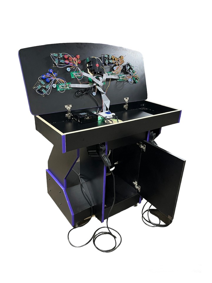 Four Player Pedestal Arcade With Dual Light Guns With 10,000 Games | eBay