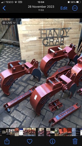 Mini Digger Grab Designed And Manufactured To Fit All Mini Excavations ...