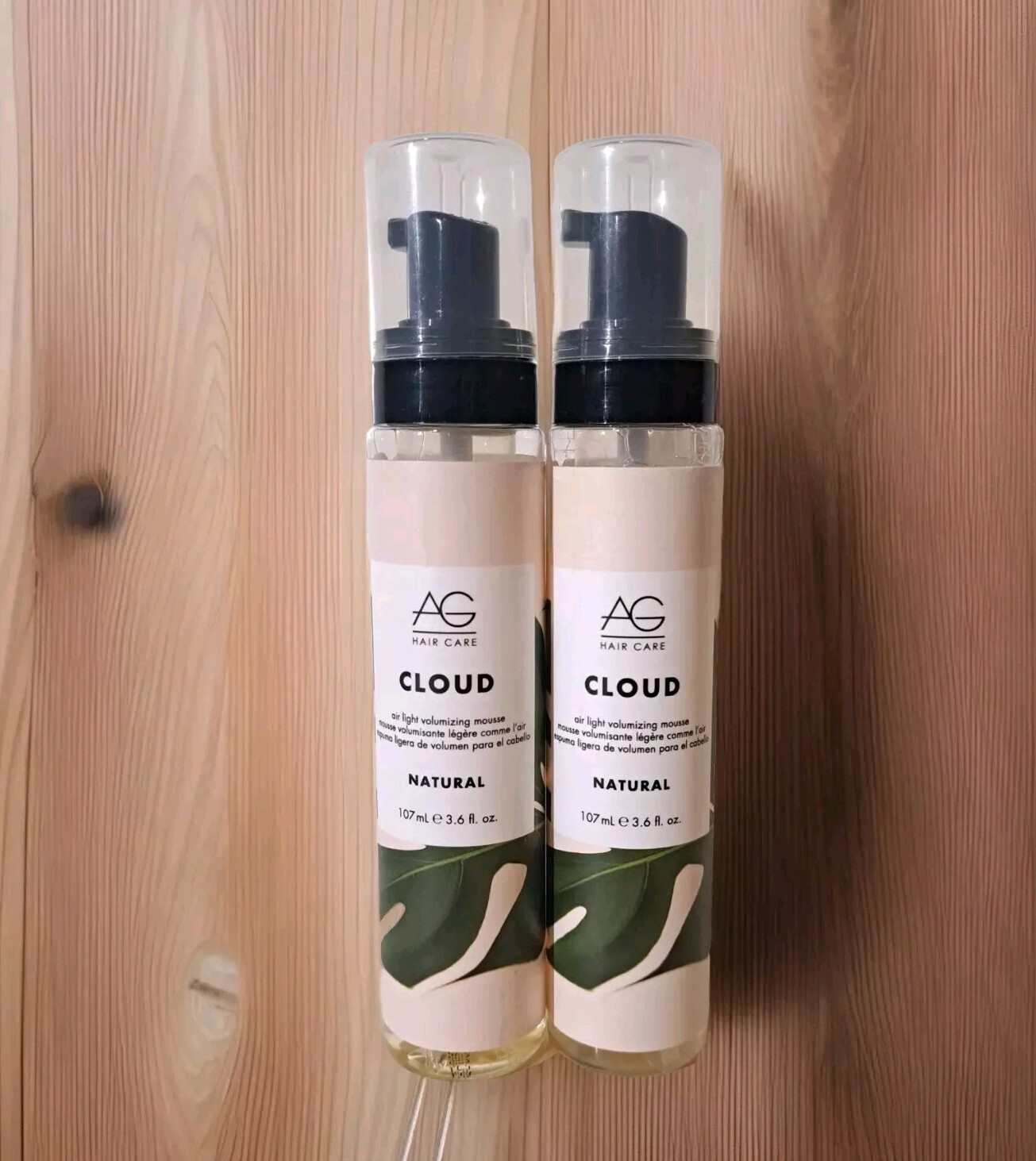 AG Hair Cloud Air Light Volumizing Mousse Plant-Based Essentials 3.6 oz ...