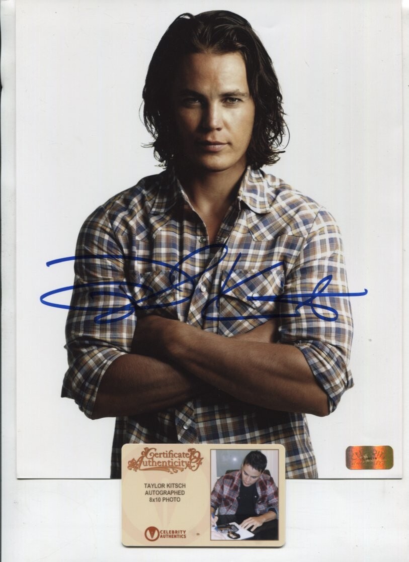 FRIDAY NIGHT LIGHTS x-men TAYLOR KITSCH with COA signed AUTOGRAPH 8805 ...
