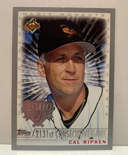 2000 Topps Limited Edition Cal Ripken Jr (2131st Consecutive Game) #238 ...