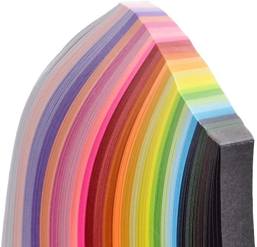 Creative Quilling Paper Strips Set - 26 Colors & 1040 Strips for Art ...