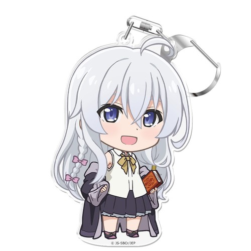 NEW Wandering Witch The Journey of Elaina Key Holder With Stand ...