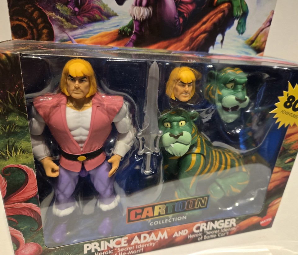 MOTU Origins Prince Adam Cringer He-man Cartoon Collection Action ...