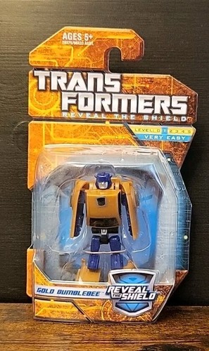 Transformers Reveal The Shield Legend Class Gold Bumblebee Goldbug G1 ...