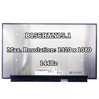 B156HAN15.1 144Hz FHD 1920X1080 IPS LCD LED Screen Panel Matrix New ...