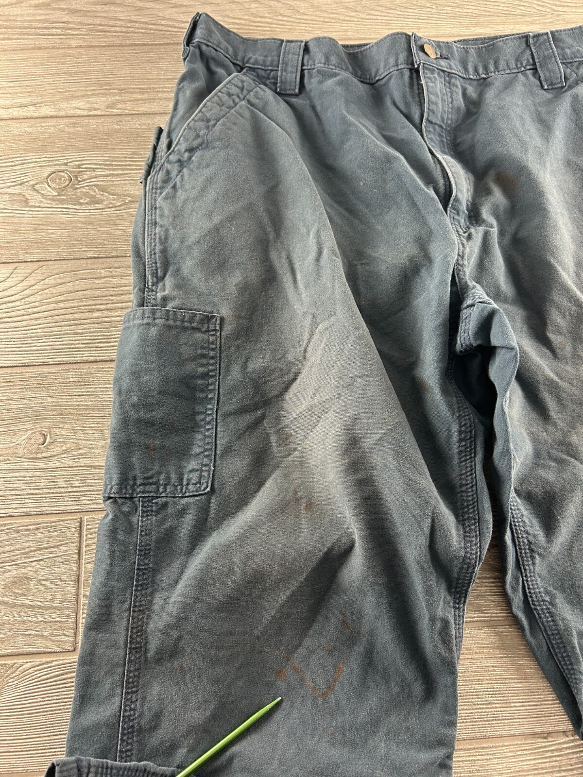 Carhartt B151 NVY loose Original Fit Carpenter Pants … - Gem