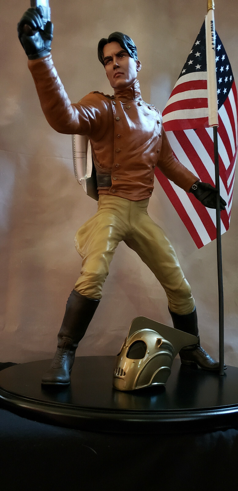 1991 The ROCKETEER Premium Figure custom STATUE One of a Kind Rare FIT ...