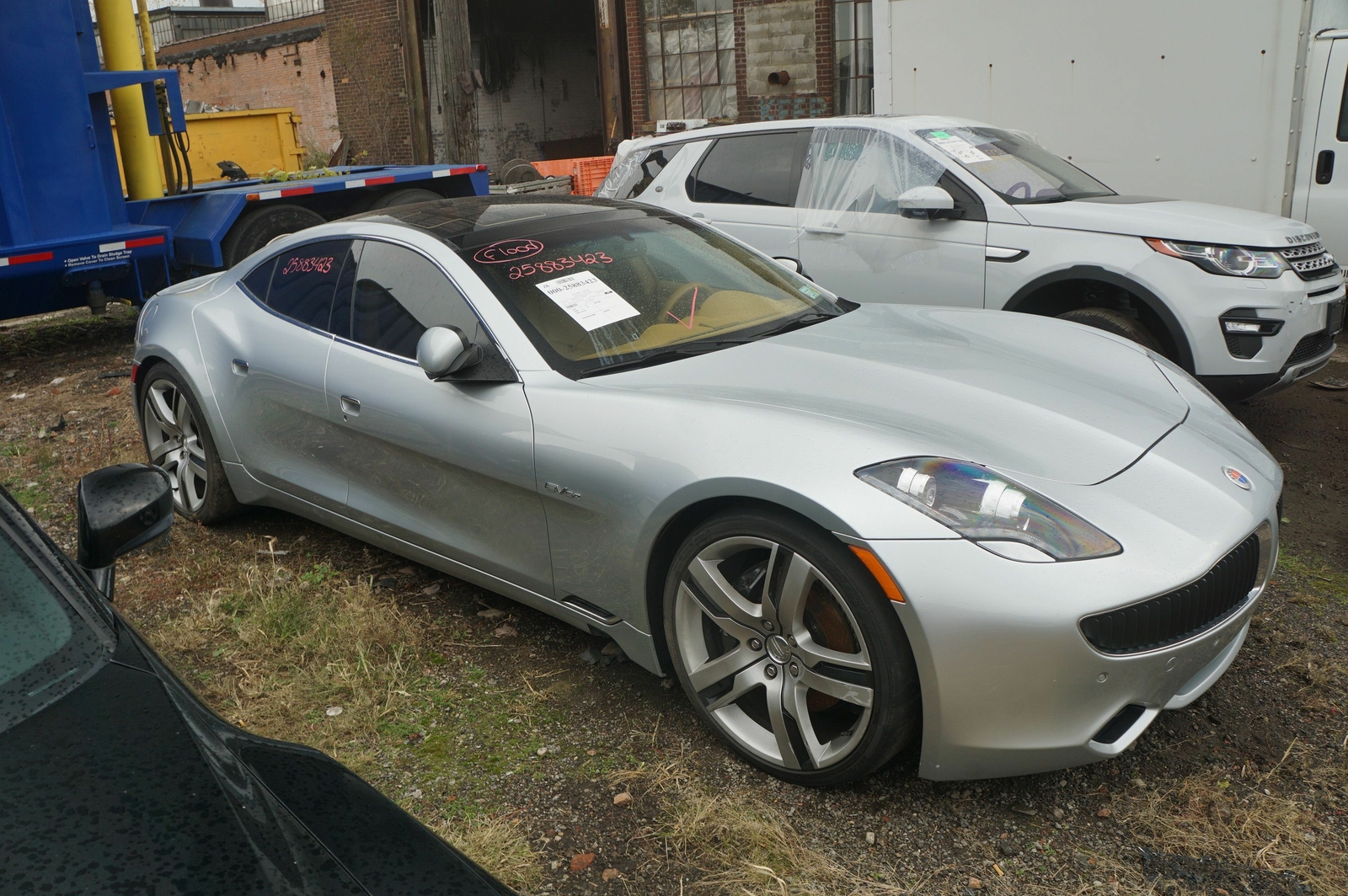 Fisker Karma Right Passenger Side Roof Overhead Curtain Head Airbag ...