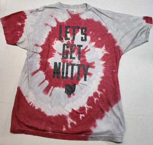 Ohio State Buckeyes Themed Let's Get Nutty Tye Dye Rare Tshirt XL OSU ...