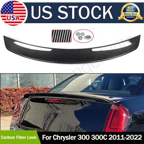 For 2011-2023 Chrysler 300 300S CARBON LOOK OE Style Trunk Rear Spoiler ...