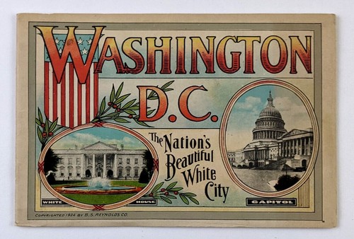1924 Washington DC Nation's Beautiful City Vintage Travel Booklet ...