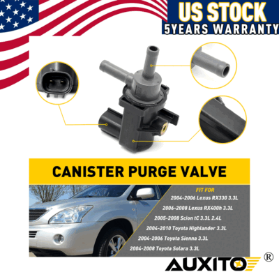 Evap Vacuum Vapor Canister Purge Valve Solenoid For Toyota Lexus 90910 ...