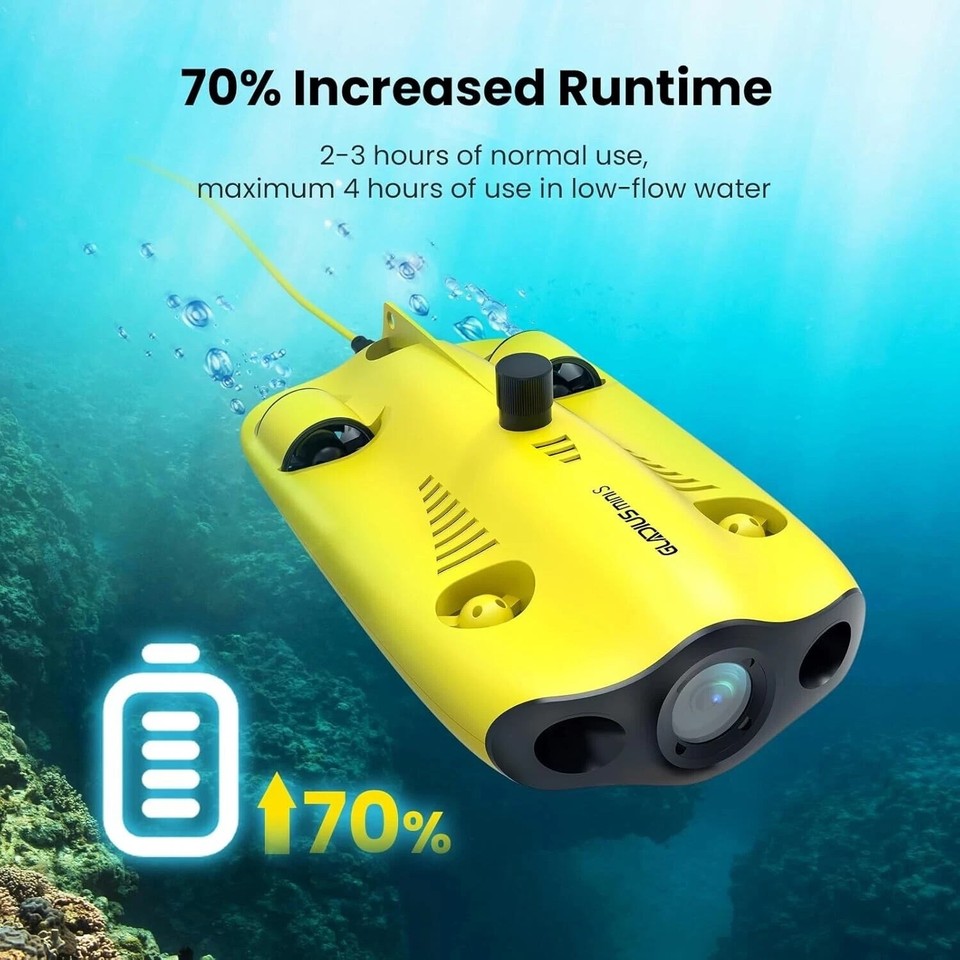 Chasing Gladius Mini S 200M PACK - Underwater Drone ROV - 4K UHD Camera ...