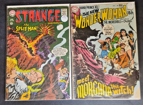 Strange Adventures #203 Diana As Wonder Woman #186 Lot Of 2 DC Comics ...