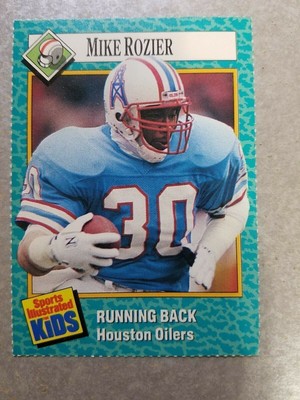 Mike Rozier Houston Oilers #105 NFL Sports Illustrated for Kids SI For ...
