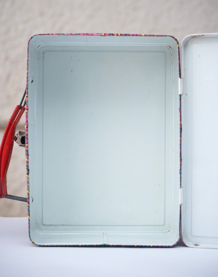 Vintage 60s/70s Metal Lunchbox Lunch Box Foreing Made in Italy Very ...