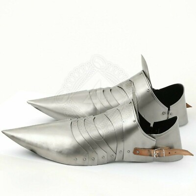 Medieval Knight Sabaton Feet Armor Shoes Steel LARP warrior cosplay ...