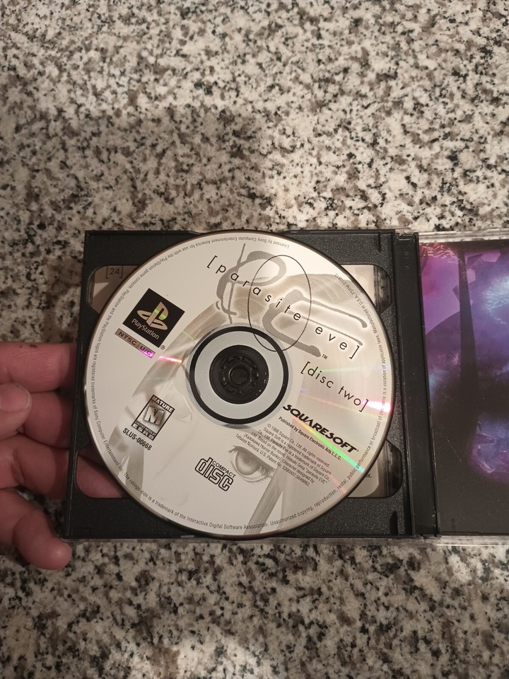 Parasite Eve (Sony PlayStation 1, 1998) PS1 PSOne Black Label🔥great ...