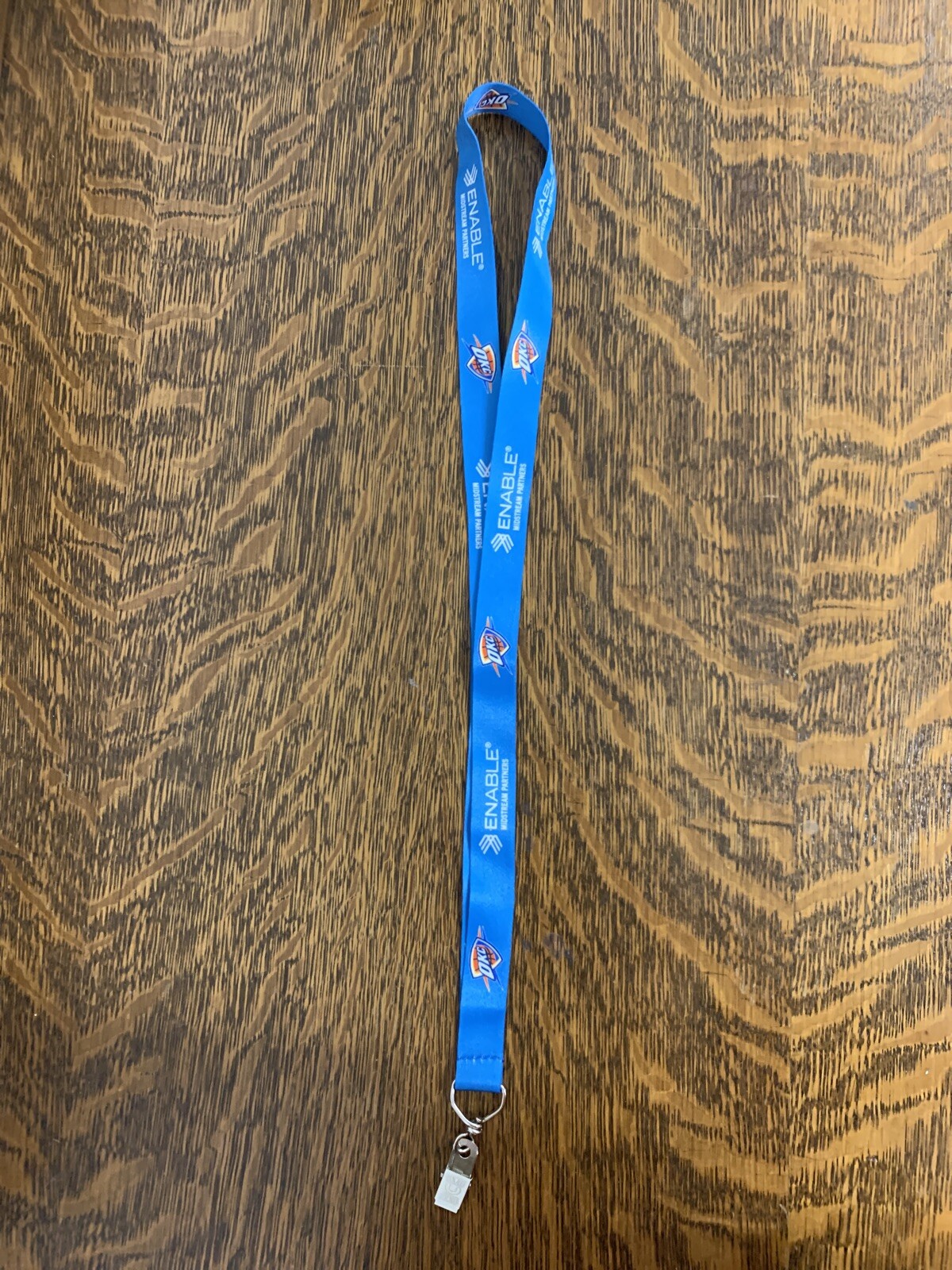 ***Oklahoma City Thunder Lanyard New Blue Playoffs Orlando Basketball ...