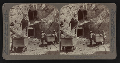 Loading Surface Ore, Metcalf Copper Mines, Arizona Old Photo | eBay