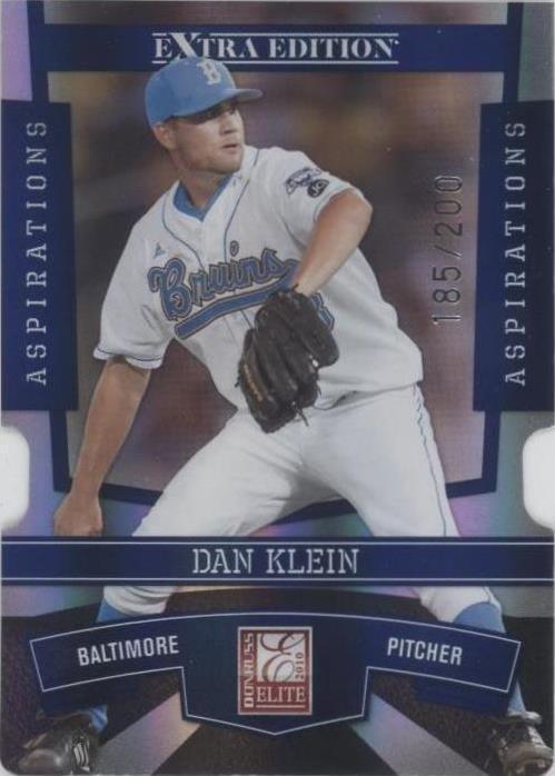 2010 Donruss Elite Extra Edition - Dan Klein #35 Aspirations Die-Cut ...