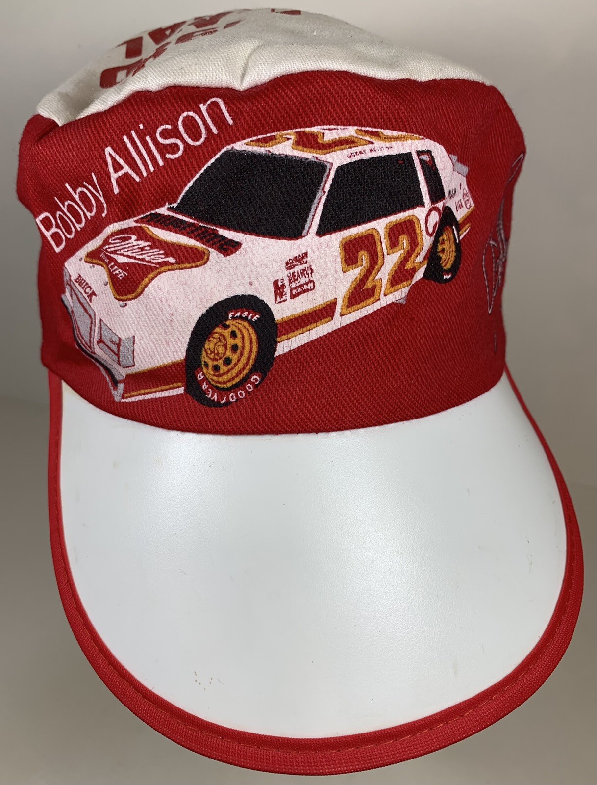 Vintage 1983 Bobby Allison Flat Cap Champion Painters… - Gem