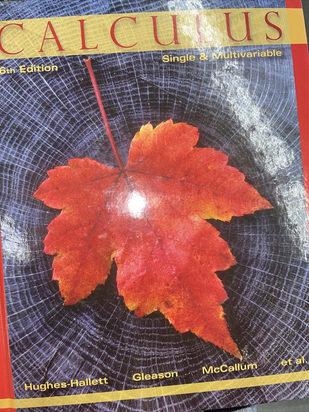 Calculus Single and Multivariable by Deborah Hughes-Halletv 23 ...