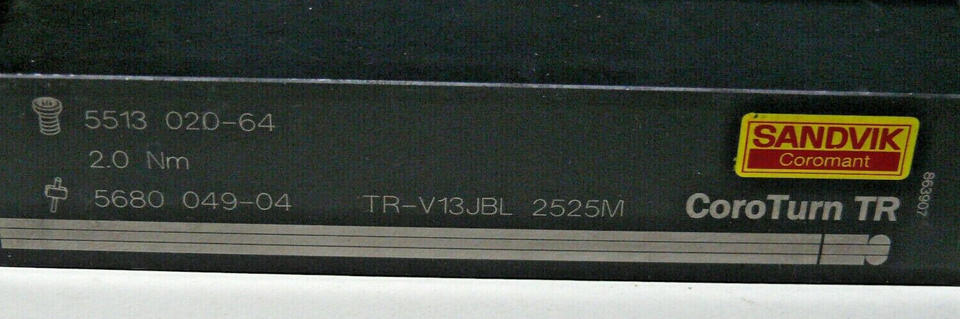 KLEMMHALTER SANDVIK TR-V13JBL 2525M für CoroTurn TR-VB1308 WSP NEU TOP ...