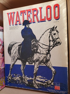 WATERLOO Napoleon Strategy Vintage Board Game Avalon Hill Complete ...