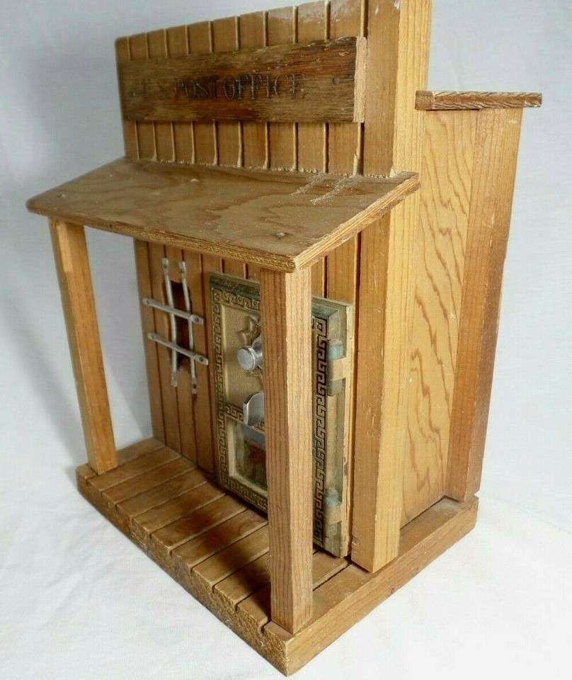 Post Office Building Lock Box Door Mail Postal Bank Original Works ...