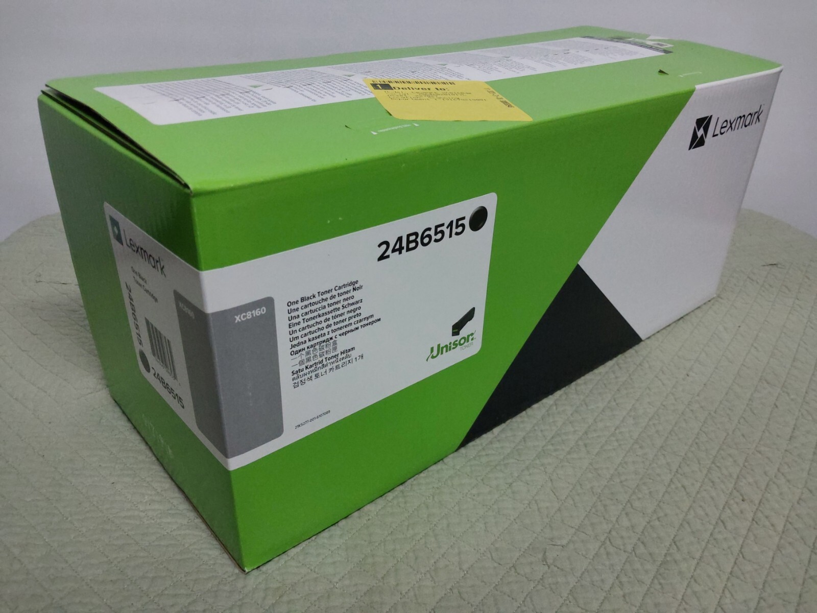 Genuine Lexmark 24B6515 Black High Yield Toner Cartridge XC8160 (Qty ...