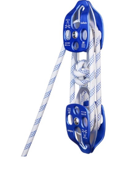 Heavy-Duty Double Block and Tackle Pulley System 100Ft x 1/2'' Rope 770 ...