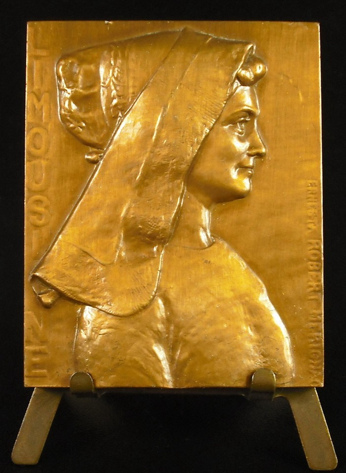 Médaille 1968 Limousine en coiffe ruines du Château de Ventadour ...