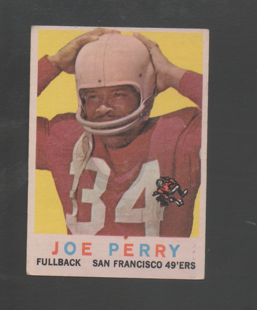 1959 Topps Football Card #80 Joe Perry-San Francisco 49ers Vg Ex Card ...