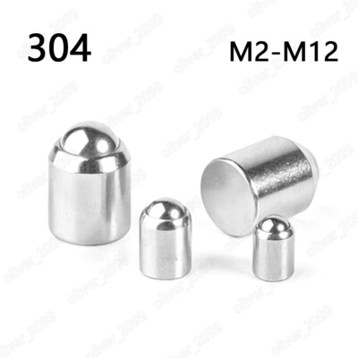 Stainless Steel Stepless Spring Ball Head Plunger Locating Bead Without ...