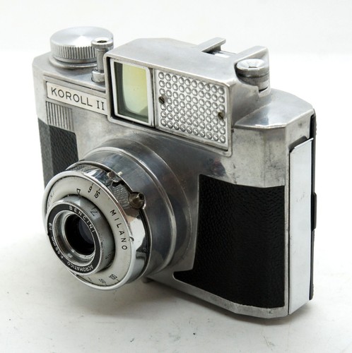 RARE BENCINI KOROLL II ITALIAN CAMERA 45x30 mm on 120 FILM ACROMATICO ...