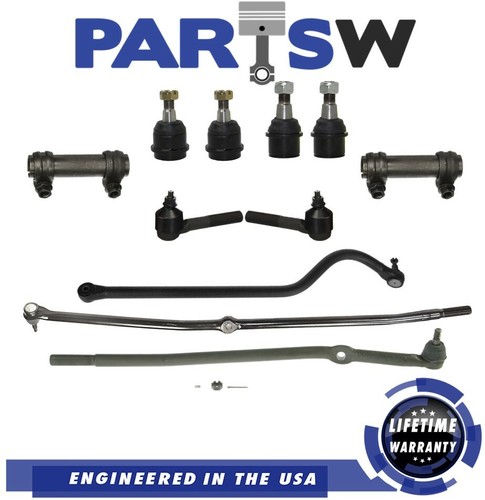 11 Pc Front Track Bar Drag Link Upper Lower Ball Joints for Dodge RAM ...