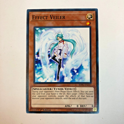 YuGiOh! EFFECT VEILER: SDPL-EN017 COMMON 1st Edition NM | eBay