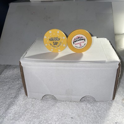 .50 Cent and a Roulette Chip from Sam Boyd’s Fremont Casino Las Vegas ...