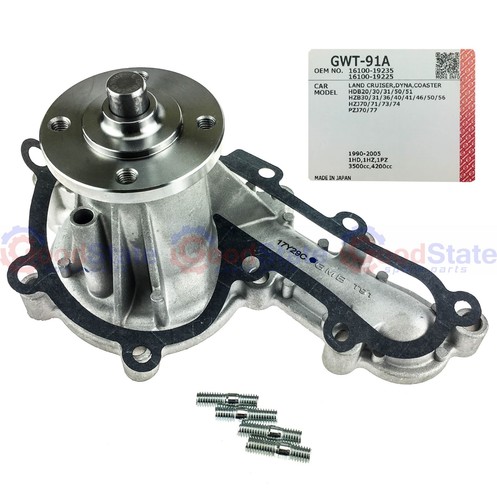 GMB For LandCruiser PZJ70 PZJ73 PZJ75 PZJ77 3.4L 1PZ Diesel Water Pump ...
