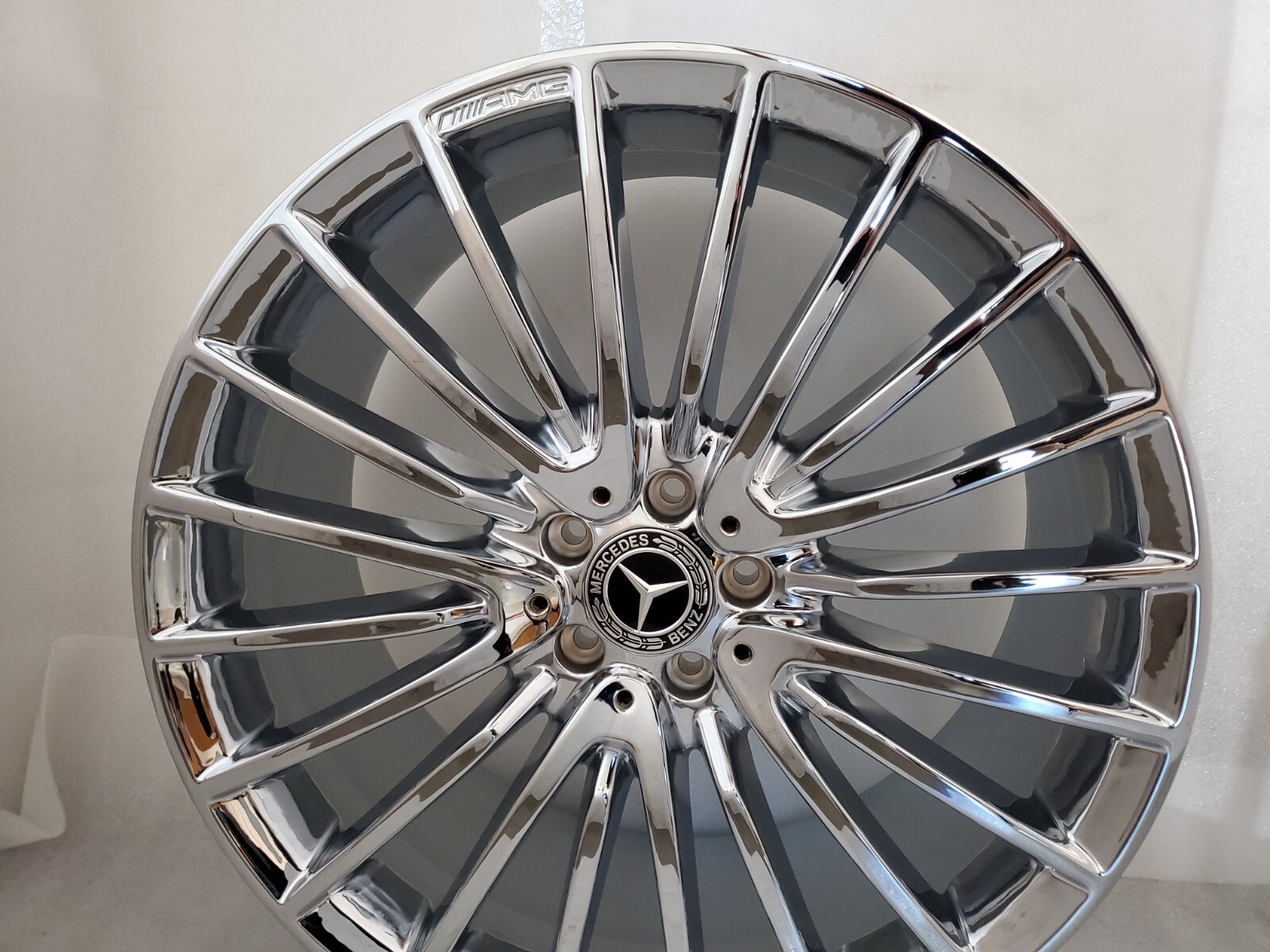 Original 21" Mercedes OEM AMG S580 S560 S550 Maybach Chrome Wheels Rims ...