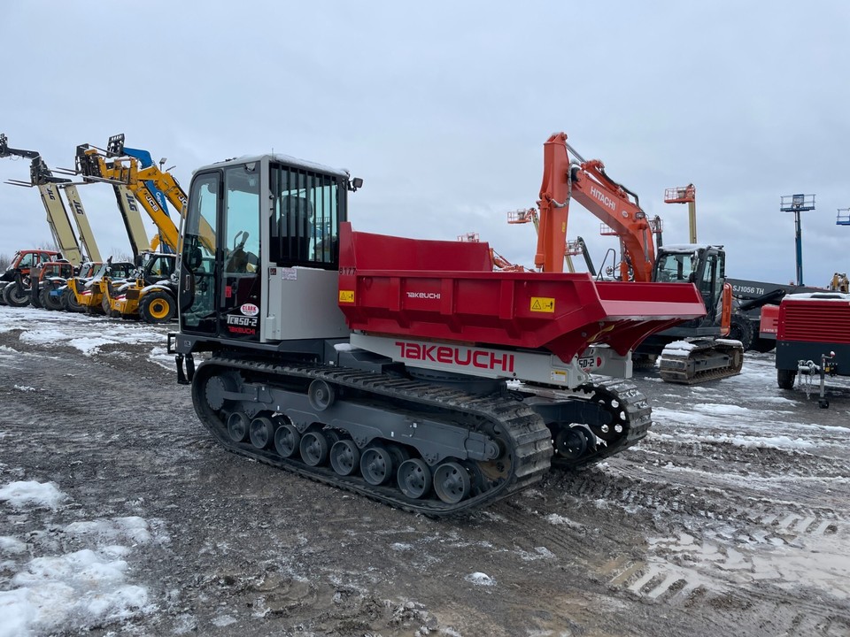 2022 Takeuchi TCR50-2 Tracked Crawler Dumper - 6yrd Bin Capacity ...