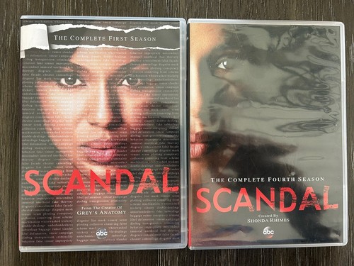 Scandal DVD Seasons 1 & 4 ( Missing 1 Disc) | eBay