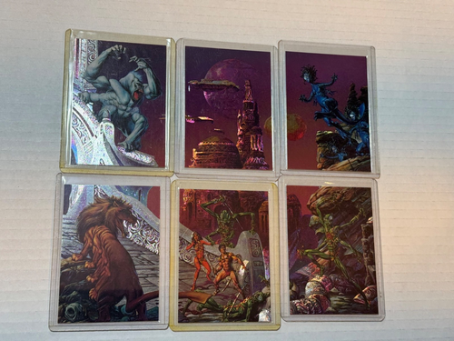 FPG JOE JUSKO EDGAR RICE BURROUGHS METALLIC STORM CHASE CARD SET OF 6 ...