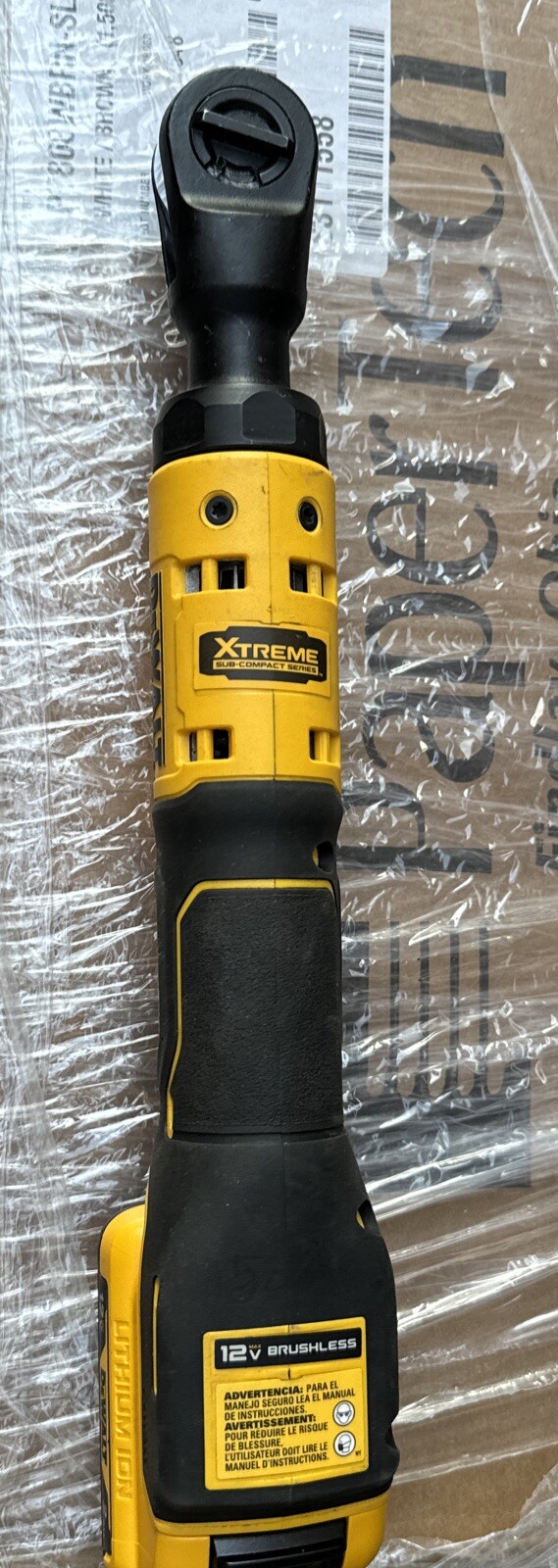 Dewalt Cordless Ratchet DCF503 3/8”. Max 12v Xtreme Brushless With ...