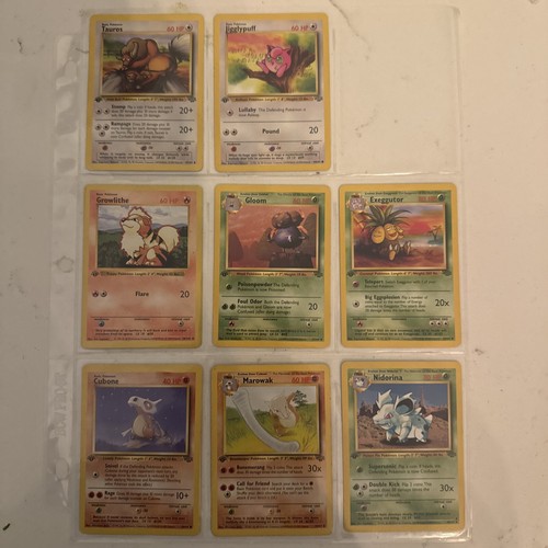 Pokemon First Edition Lot Base Set Fantastic Condition | eBay